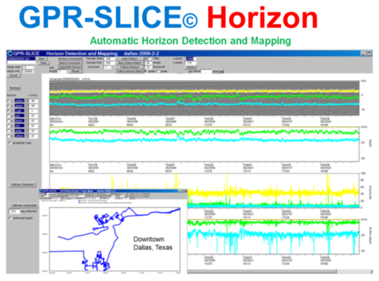 Ground Penetrating Radar Slice Software | Allied Associates Slice